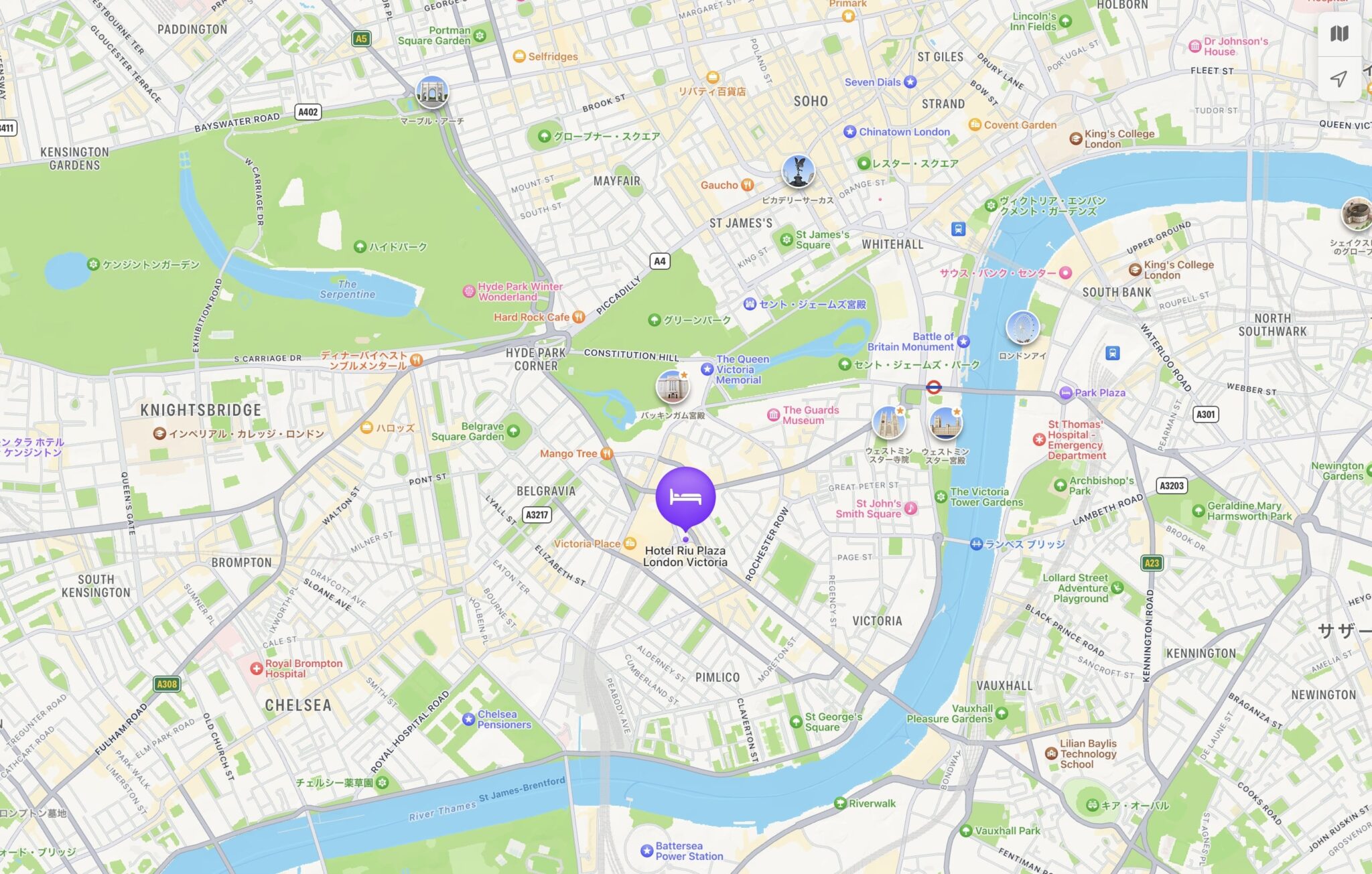 HOTEL RIU PLAZA LONDON VICTORIAの宿泊レビュー【ロンドンでおすすめ】